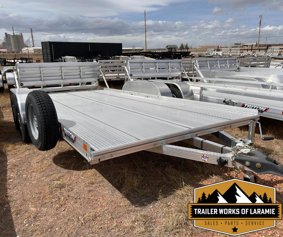 New 2025 Triton Trailers 7x14 TA Utility Trailer | Laramie Wyoming