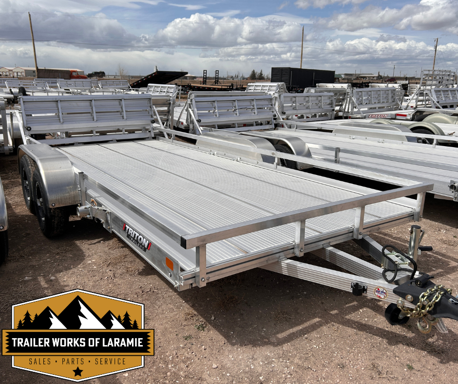 New 2025 Triton Trailer 7 X 16 TA Utility Trailer | Laramie Wyoming