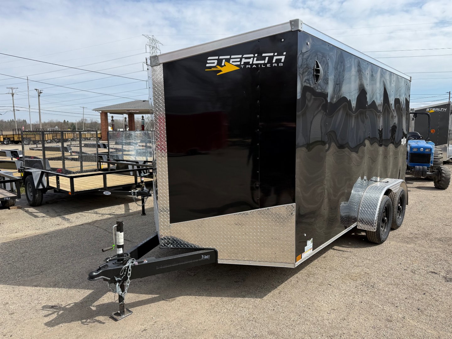 New 2025 Stealth 7 X 14 Cargo / Enclosed Trailer with Ramp and 6ft 6in ...