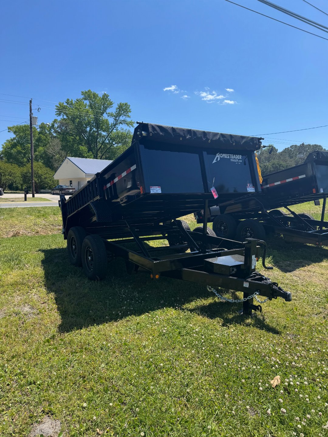 New 2025 Homesteader Trailer HOMS-712HX Dump Trailer | Pink Hill North ...