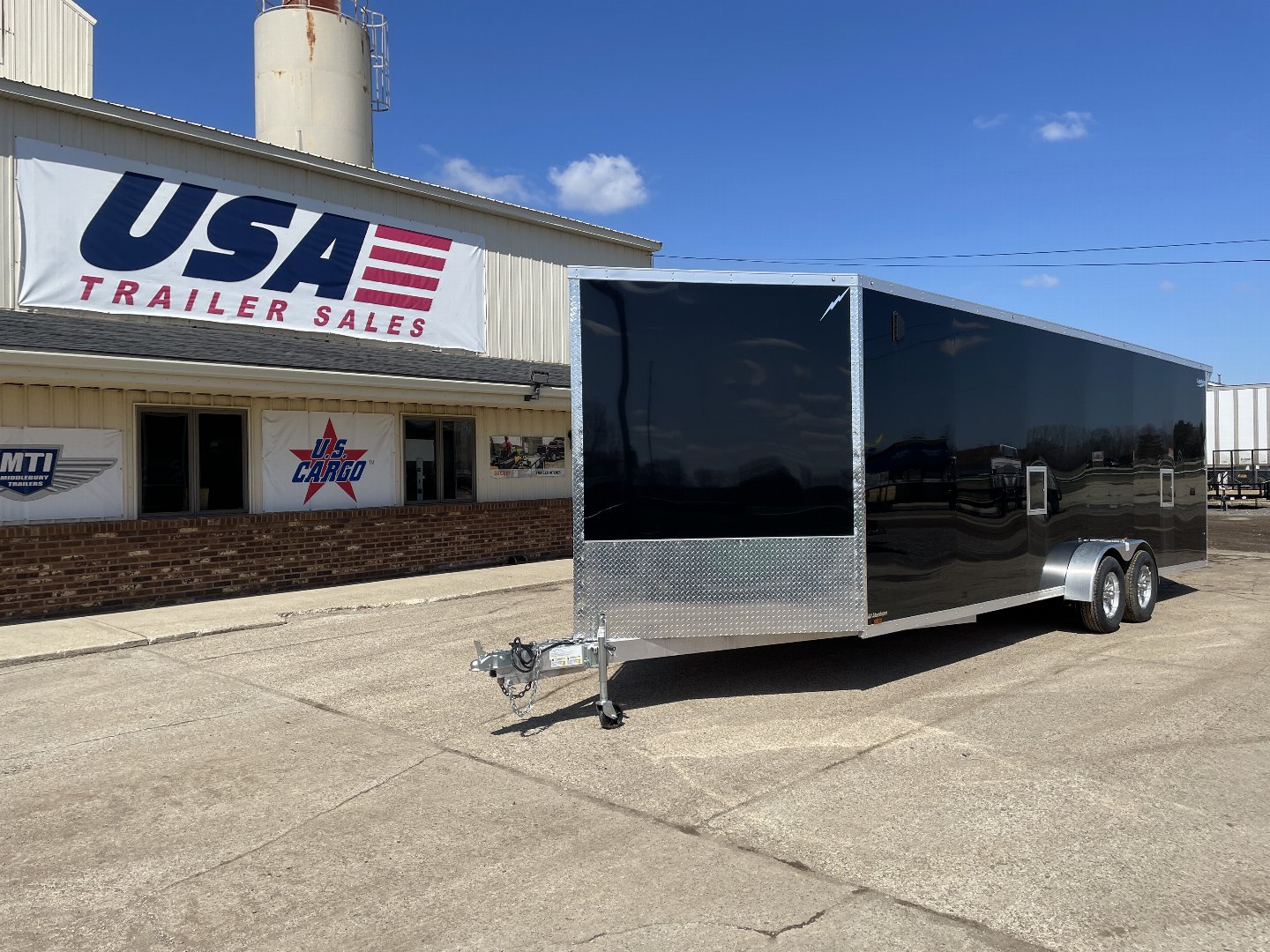 New 2025 Lightning Trailers 7x29 Aluminum 4-Place + 12 Snowmobile ...