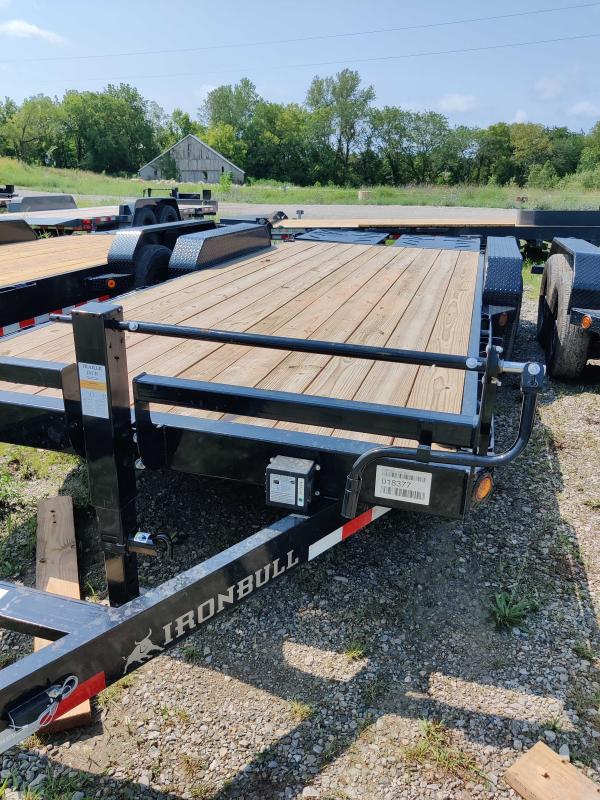 New 2023 IRON BULL 83X20 EQUIPMENT HAULER TRAILER W/RAMPAGE RAMPS ...