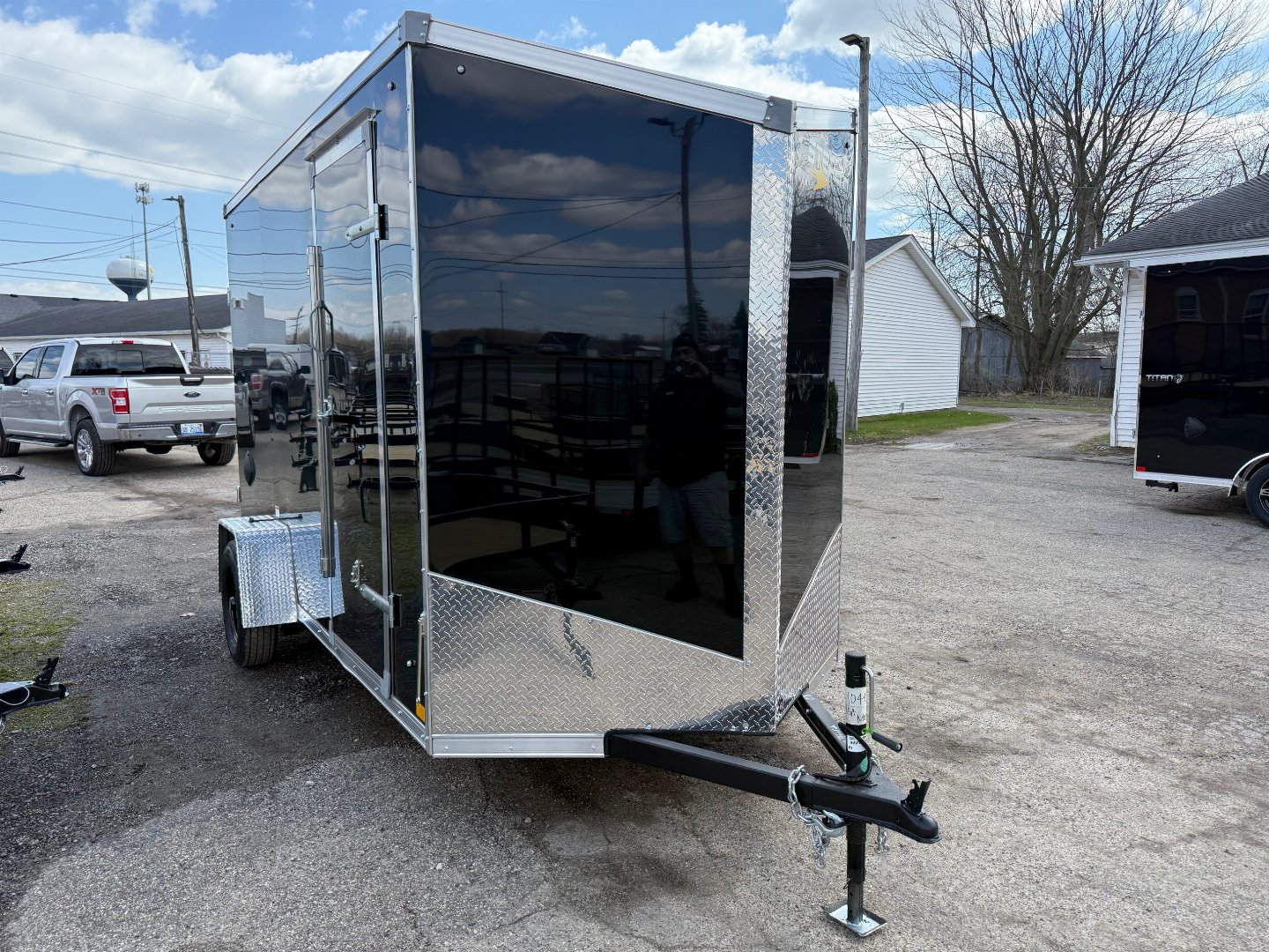 New 2025 6 x 12 Stealth Titan Enclosed Trailer with Ramp with 7ft ...