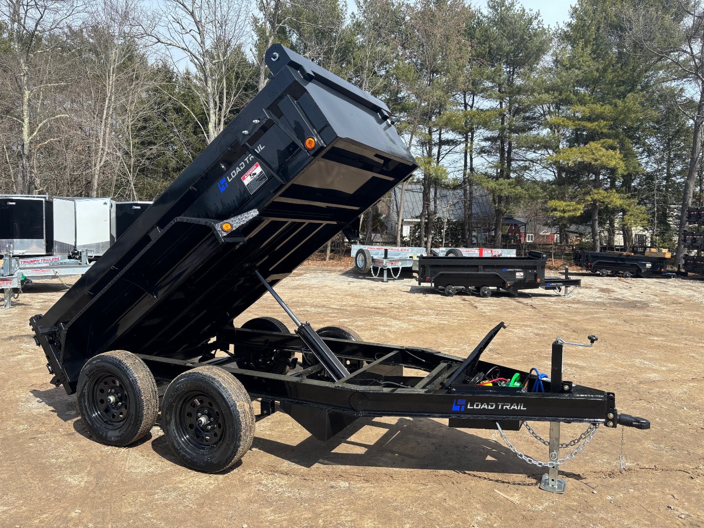 New 2025 LOAD TRAIL 5X10-DE Dump Trailer/ I BEAM Frame/ Tarp kit ...