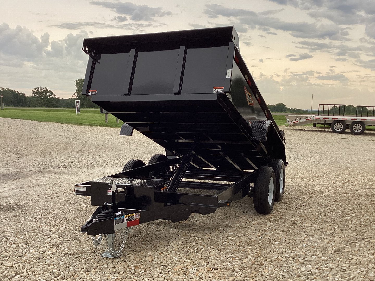 New 2023 H&H 76X12 Utility Dump Trailer, 10K | Hermann Missouri