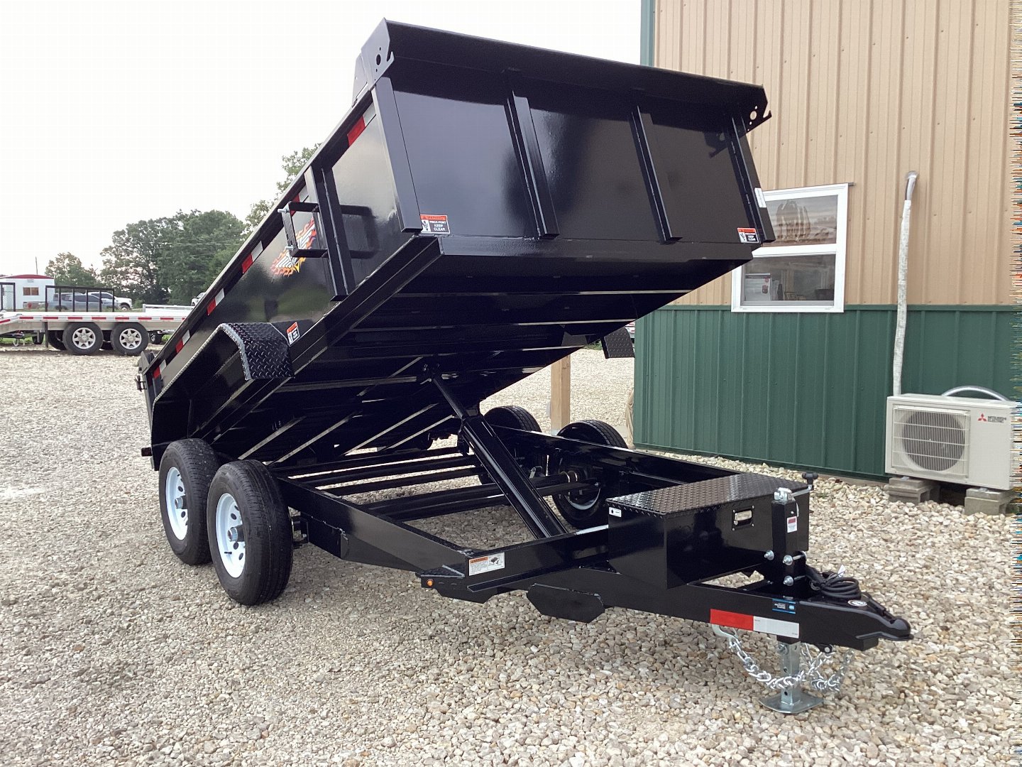 New 2023 H&H 76X12 Utility Dump Trailer, 10K | Hermann Missouri