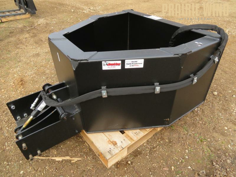 New New Jenkins Hydraulic Skid Steer Concrete Bucket / Hopper ...
