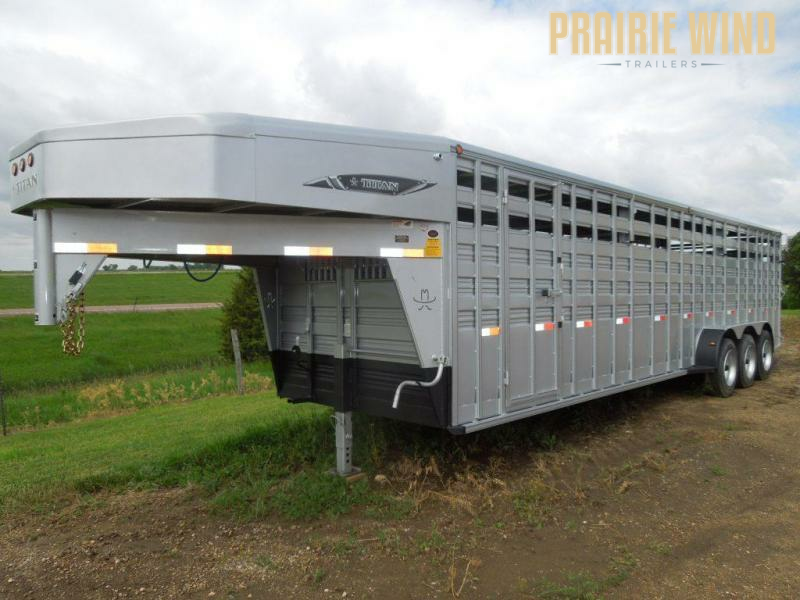 New 2025 Titan Standard 30 GN Triple Axle Stock Trailer | Humboldt ...