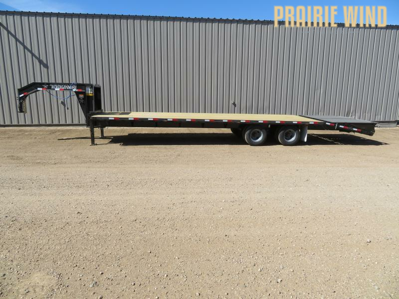 New 2024 Titan 32 Tandem Dual GN Trailer w/ Wide Glide Tail | Humboldt ...