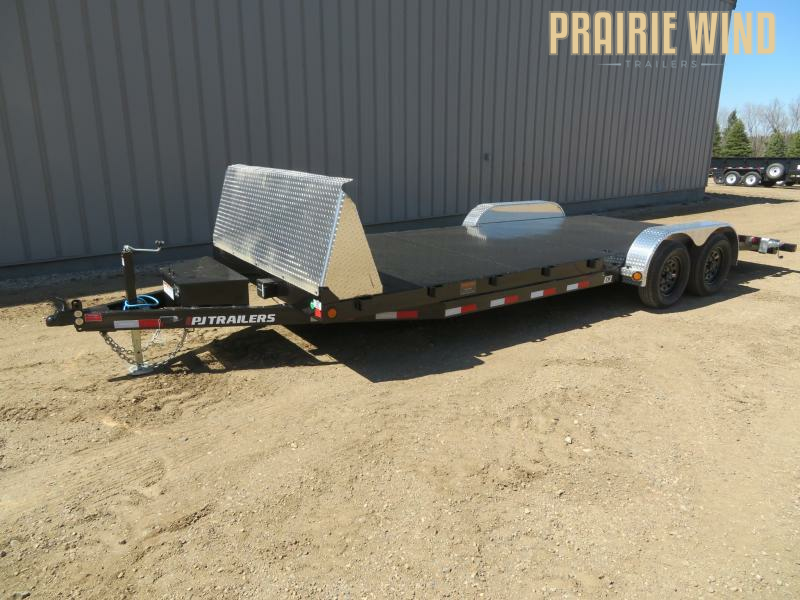 New 2024 PJ Trailers 22 Steel Deck CH Carhauler | Humboldt South Dakota