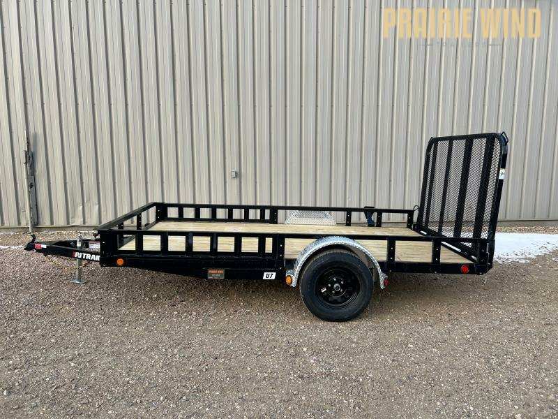 New 2025 PJ Trailers ATV 12 U7 Utility Trailer | Humboldt South Dakota