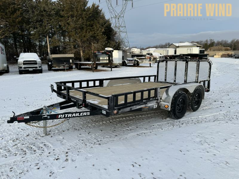 New 2025 PJ Trailers U712MD3 Utility Trailer | Elk Point South Dakota