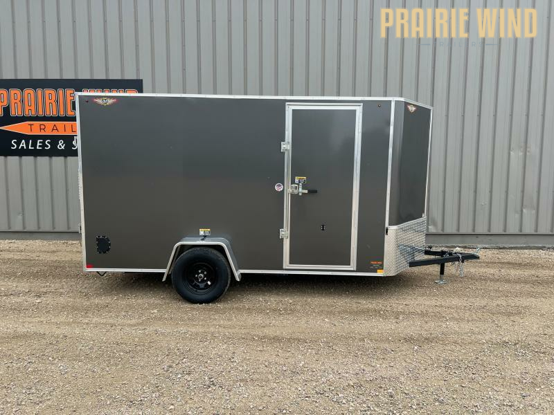New 2025 H and H Trailer 6x12 V-Nose Cargo / Enclosed Trailer ...