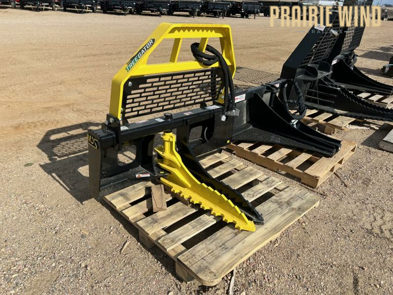 New 2025 MDS Tree Gator Tree/ Post Puller Skid Steer Attachment ...