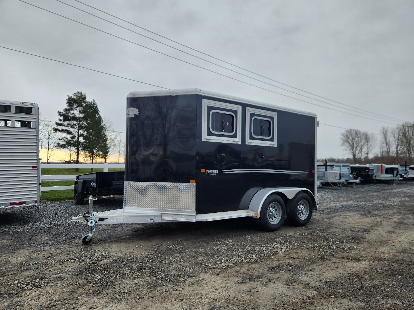 New 2025 Frontier Trailers STRIDER 2H BP Stock / Stock Combo Trailer ...