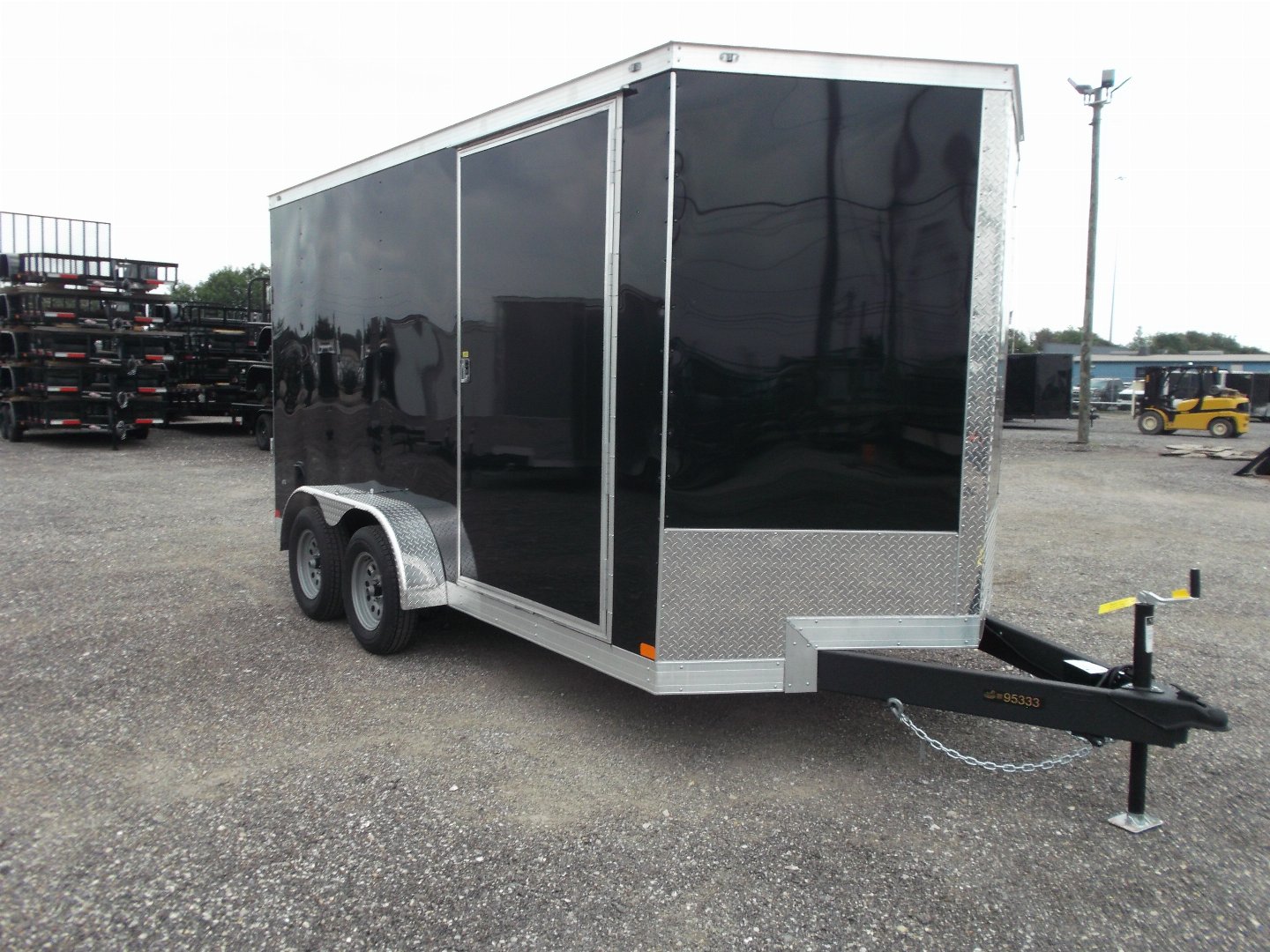 New 2025 COVERED WAGON TRAILERS 7x14 Tandem Axle Cargo Trailer ...