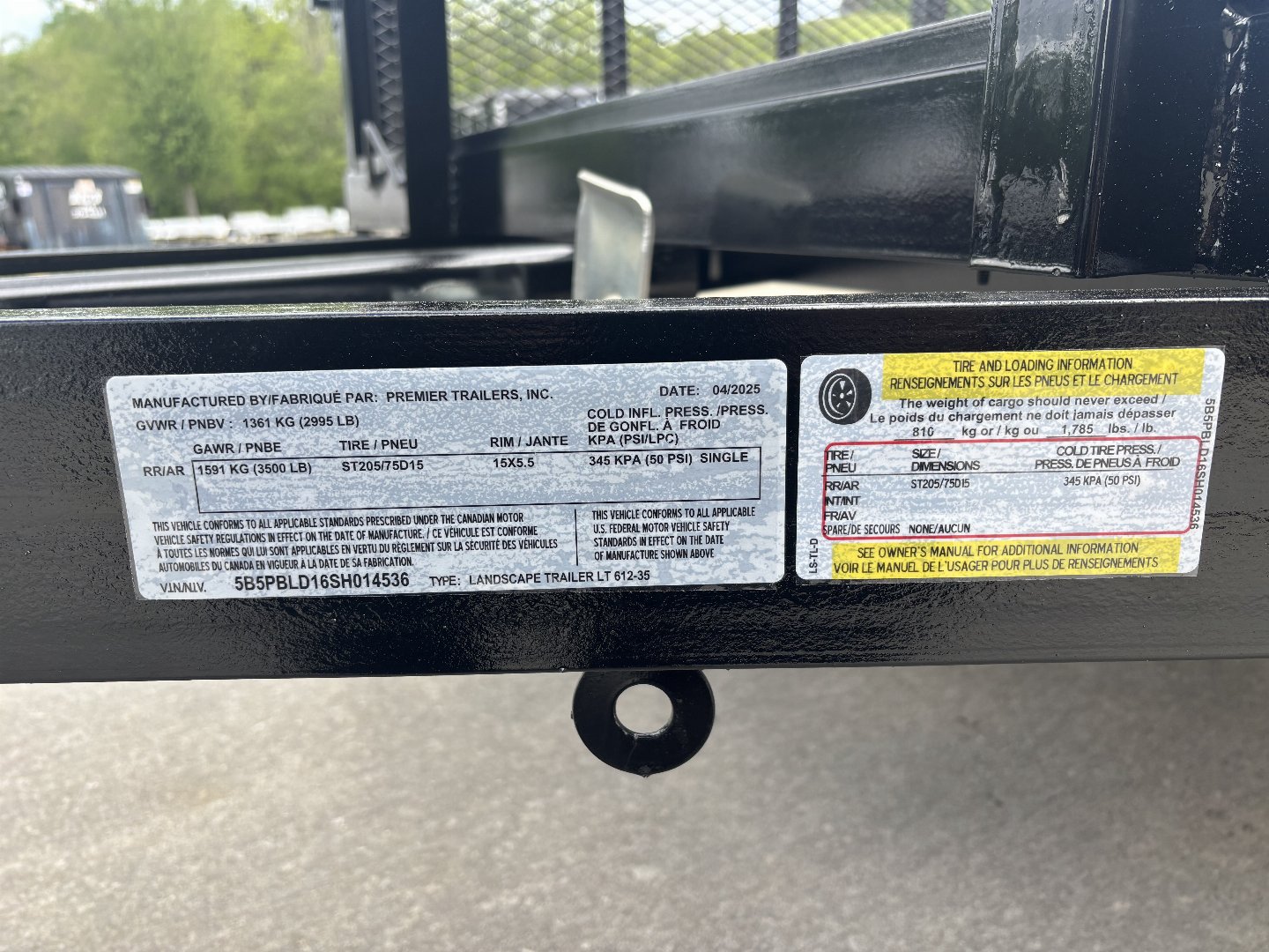 New 2025 Premier Trailers 77"X12' Utility Trailer W/ Side Load Ramp ...