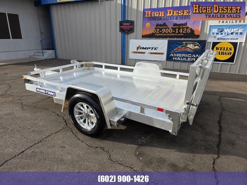 New 2025 Sure-Trac Alum 7x10 low side Utility Trailer- single axle-3K ...