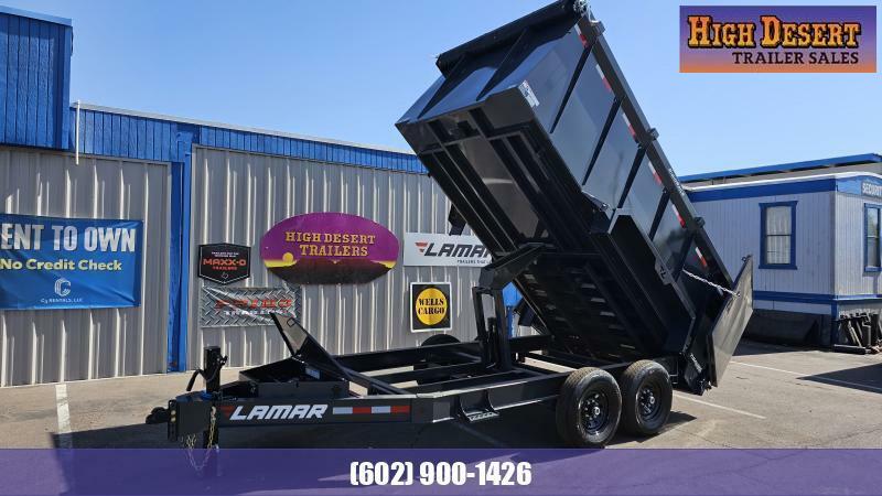New 2025 Lamar Trailers 7x14'-Scissor Dump- 14k GVWR- 4' walls- 14 ply ...