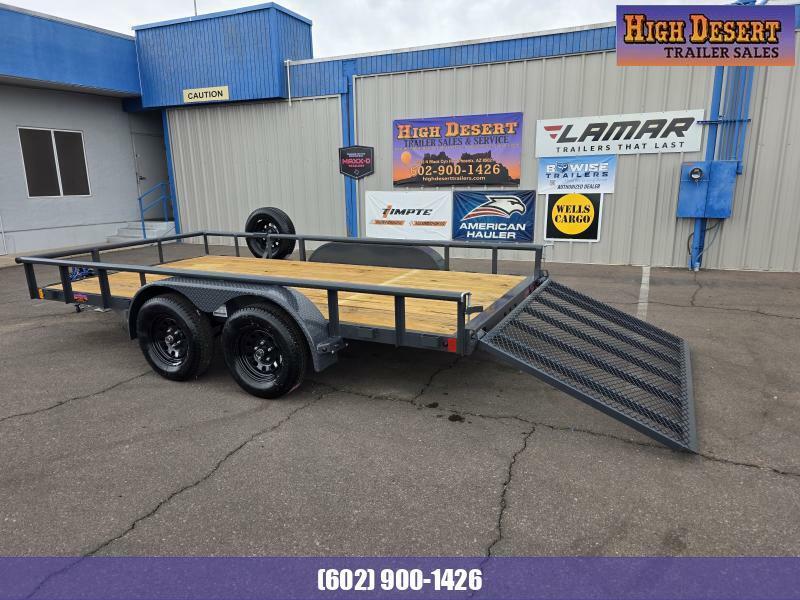 New 2025 Lamar Trailers UC- 7x14- Tandem Axle- Channel Frame Utility ...