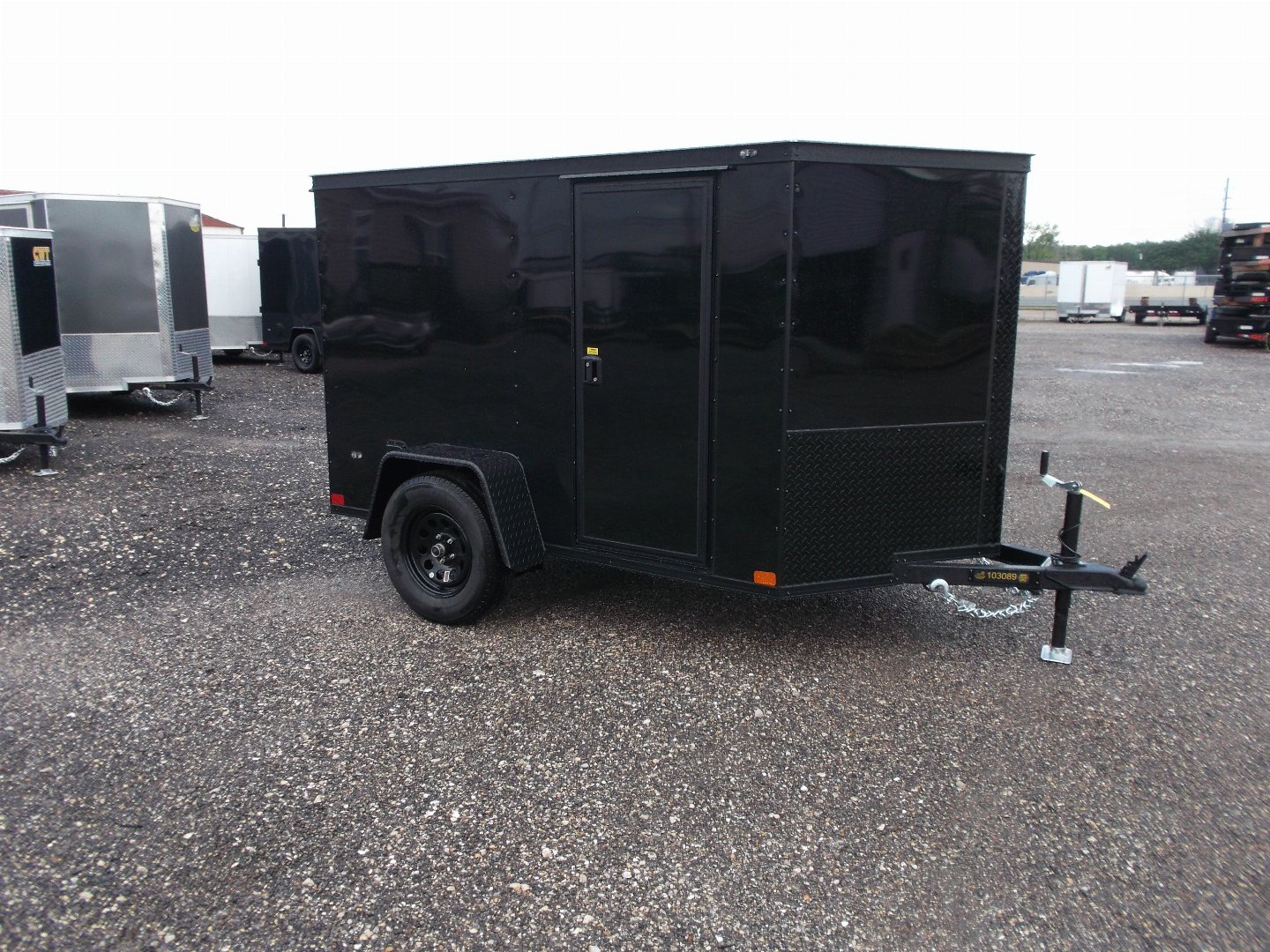 New 2025 COVERED WAGON TRAILERS 5x8 SA Cargo Trailer / Enclosed Trailer ...