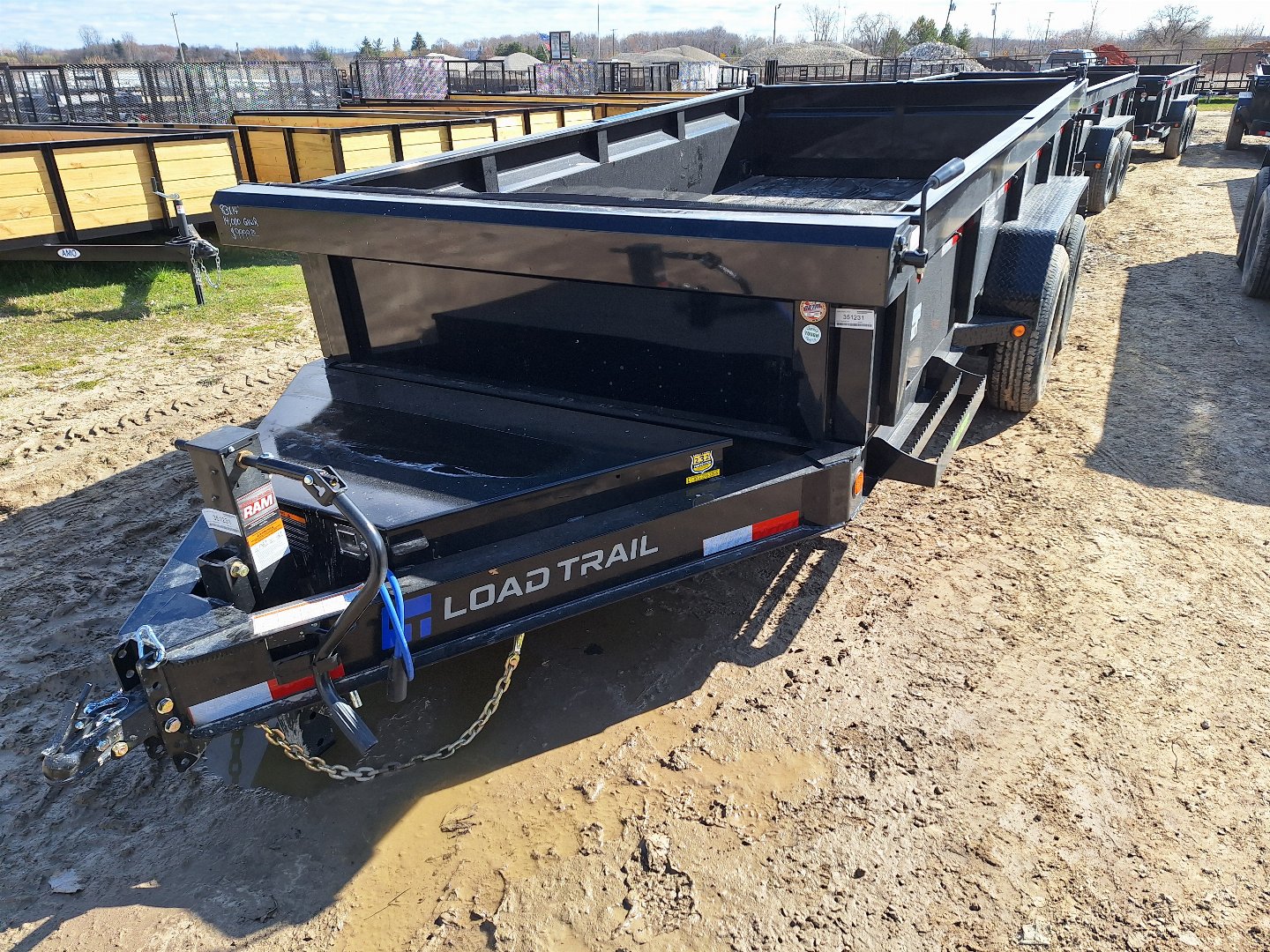 New 2025 Load Trail 83x14 Dump Trailer W/ Max Package | New Boston Michigan
