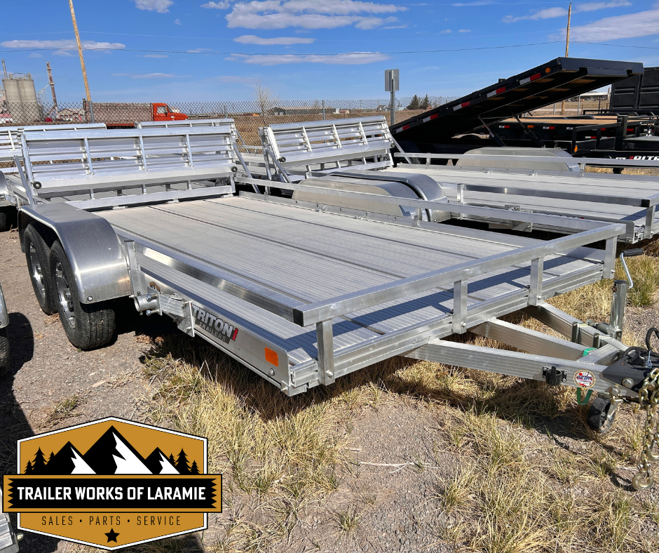 New 2024 Triton Trailer Fit 1681 - 2 7' X 16' TA Utility Trailer ...