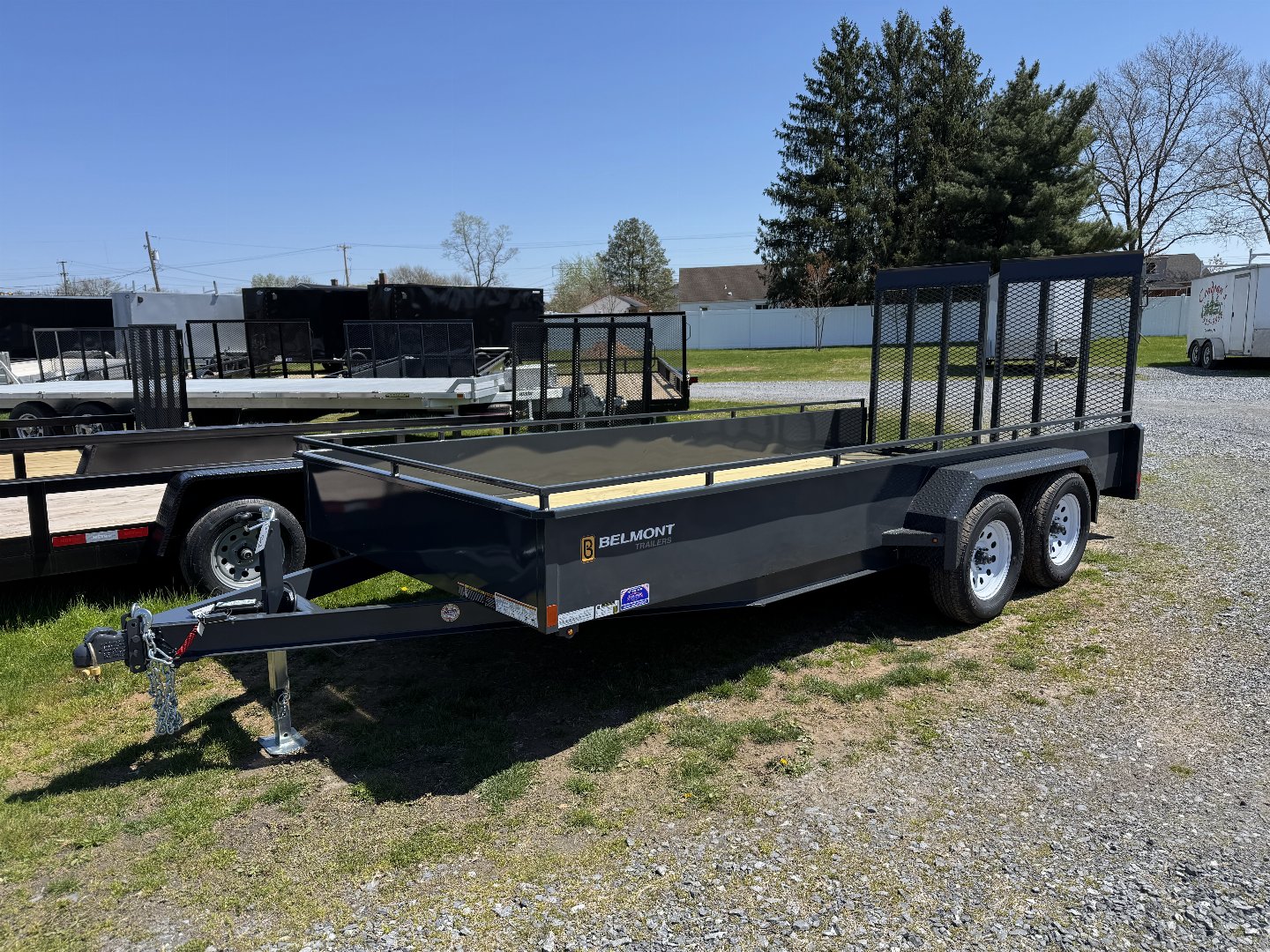 New 2025 BELMONT - 82"x16' Solid Sides Double Axle UT616SS-7K Utility ...