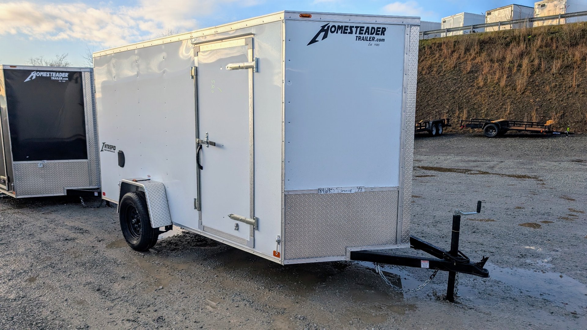 New 2025 Homesteader 7x12 Intrepid V-Nose Cargo Trailer w/ Ramp Door ...