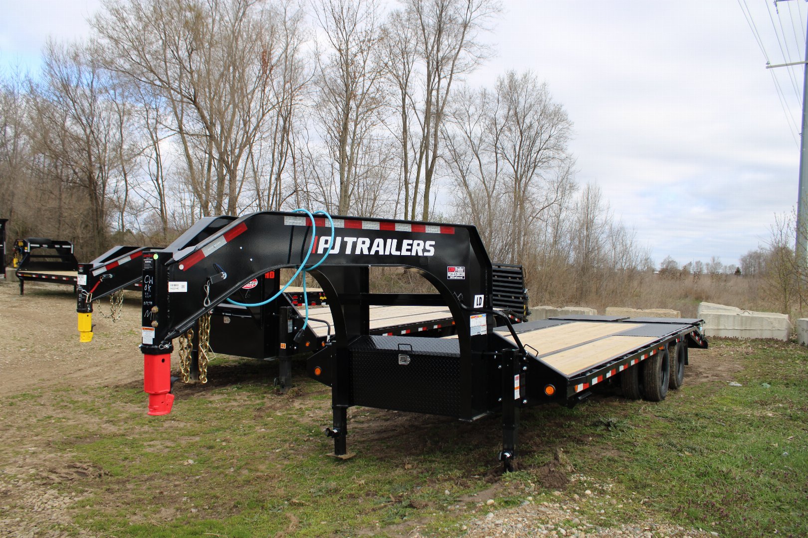 New 2025 PJ Trailers 25FT MR 25K GVWR GOOSENECK EQUIPMENT TRAILER 5505 ...
