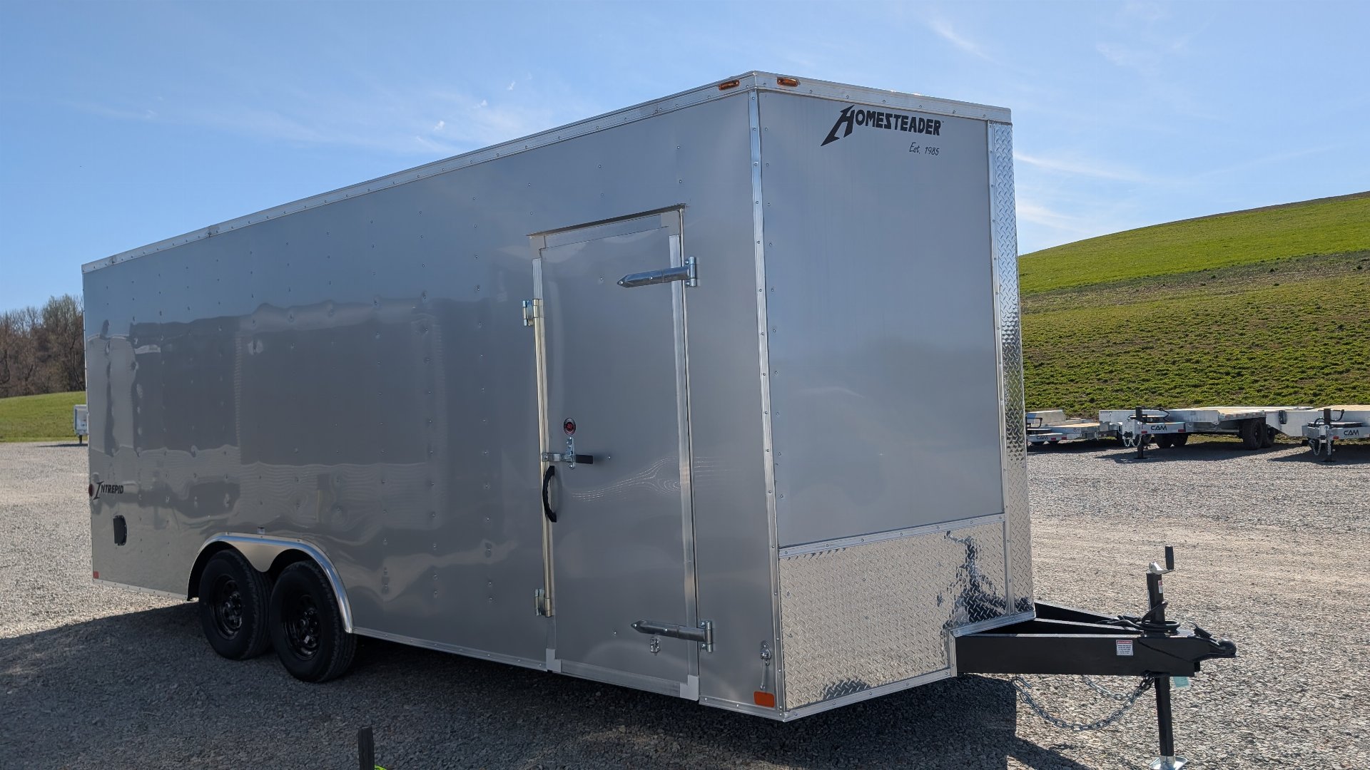 New 2025 Homesteader 8.5 x 20 Intrepid V-Nose Car Hauler w/ Ramp Door ...