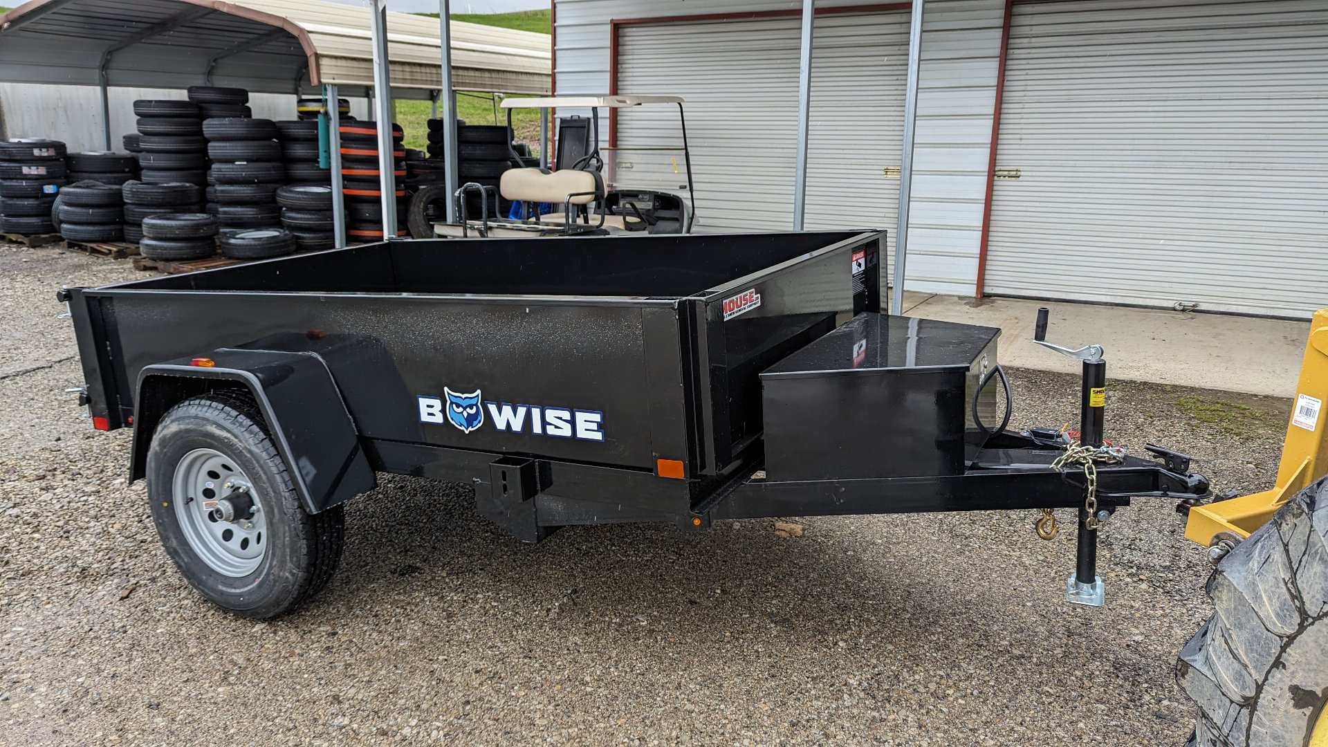 New 2025 BWise 5x8 Lo Pro Dump Trailer w/ 2" Coupler | Mount Pleasant ...