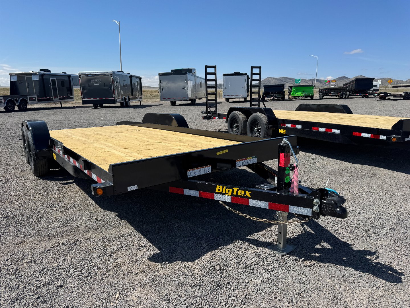 New 2025 Big Tex Trailers 18' 10CH Car Hauler | Three Forks Montana
