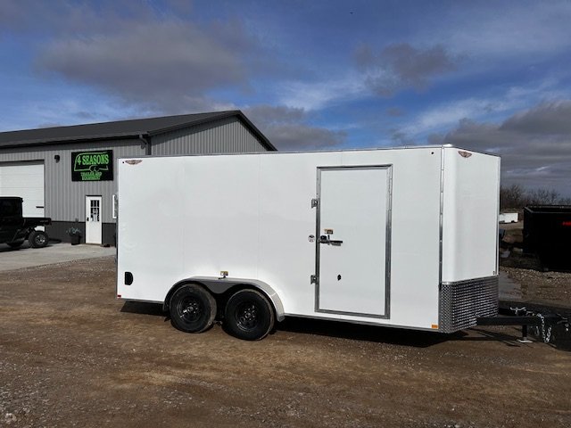 New 2025 H&H Trailers 7X16 7' INTERIOR RAMP DOOR 9.9K GVWR Cargo ...