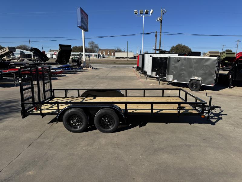 New 2025 Top Hat Trailers 16x77" LDX (No Brakes) Utility Trailer ...