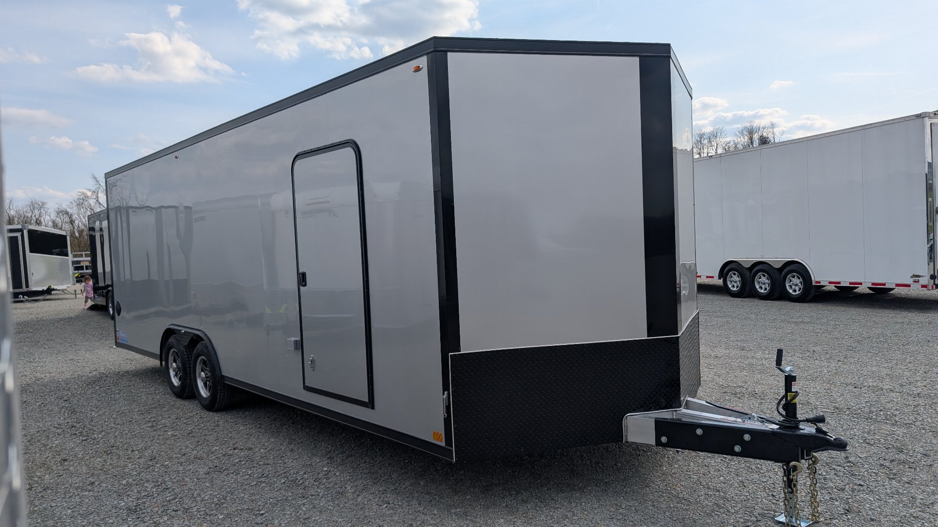 New 2026 Legend 8.5 x 24 + 2' V Thunder Car Hauler w/ Ramp Door (84 ...