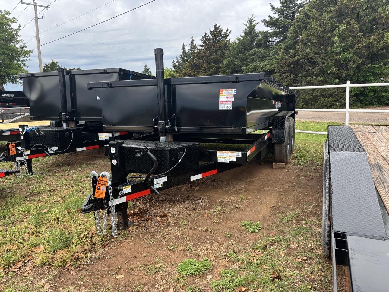 New 2025 TEXAS PRIDE TRAILERS DT7X14X2 Dump Trailer | Guthrie Oklahoma