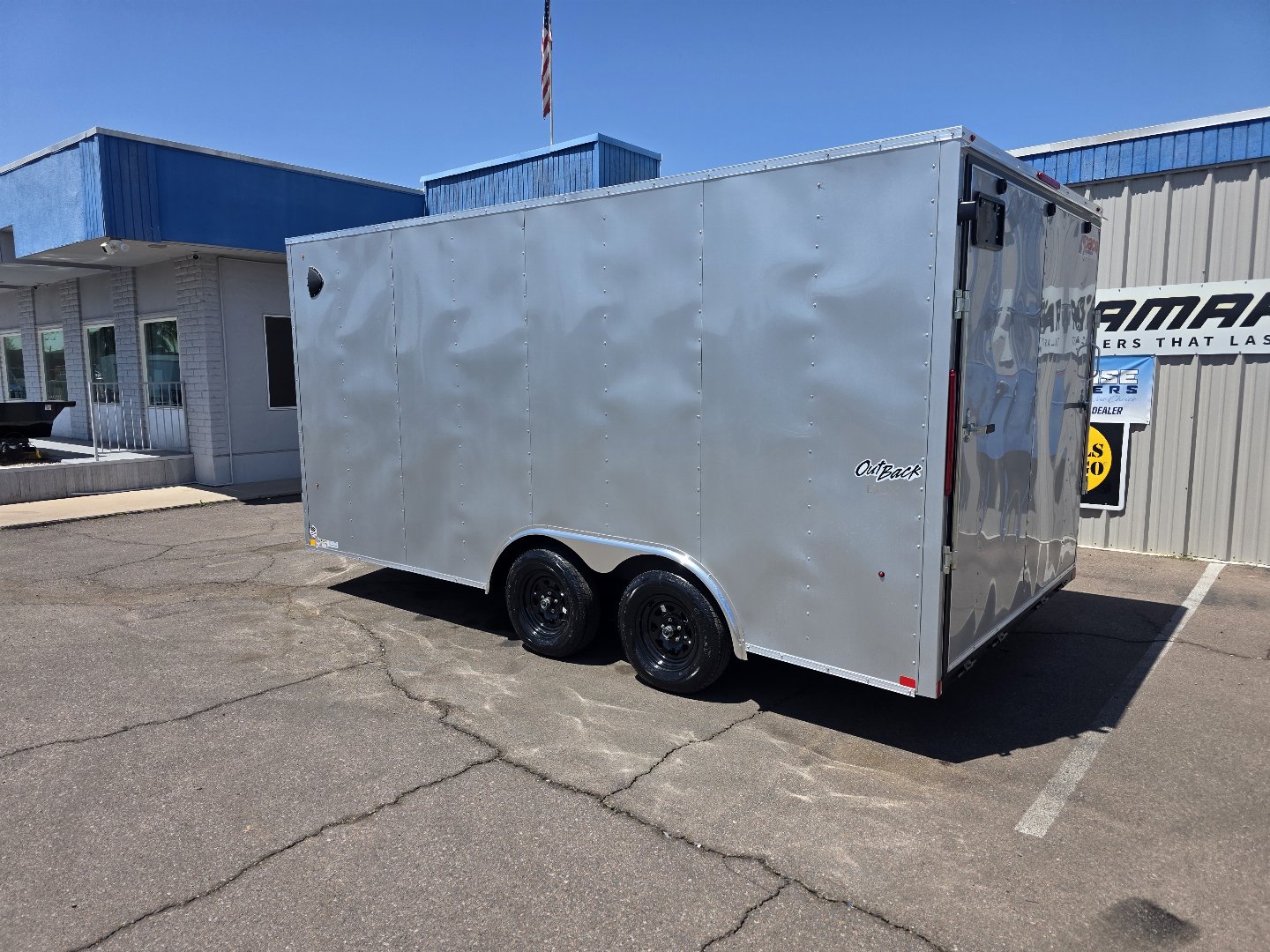 New 2025 Pace American - 8.5x16 Enclosed Cargo Trailer-Rear Ramp ...