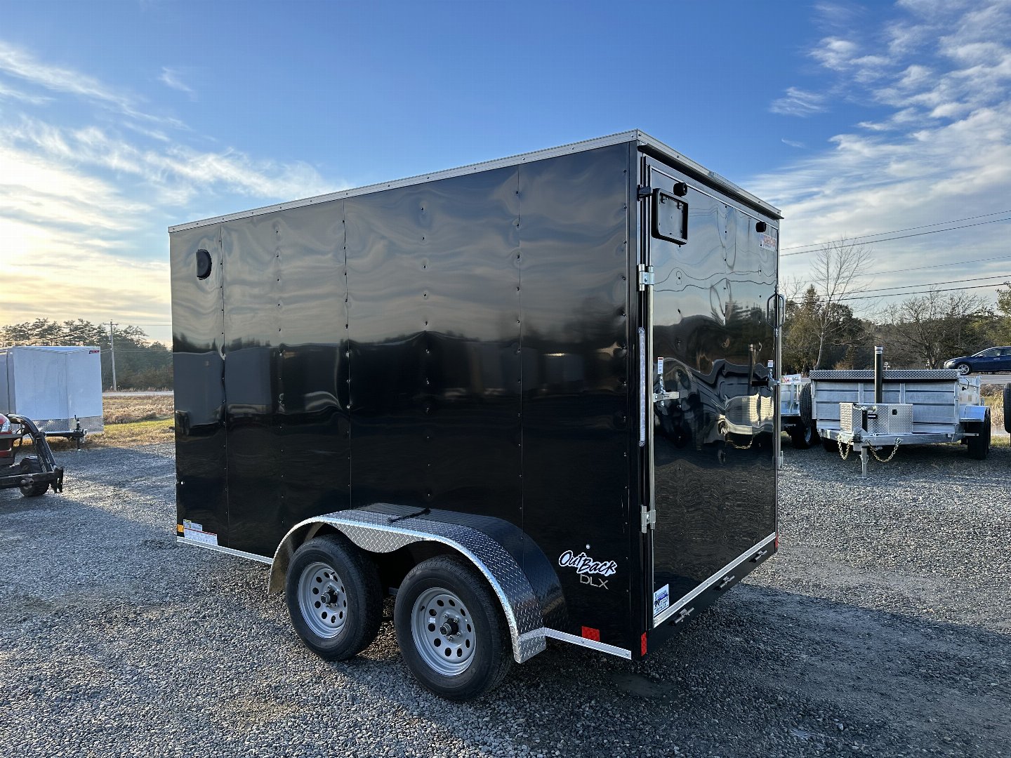 New 2023 PACE AMERICAN 7 X 12 OUTBACK DLX Cargo / Enclosed Trailer ...