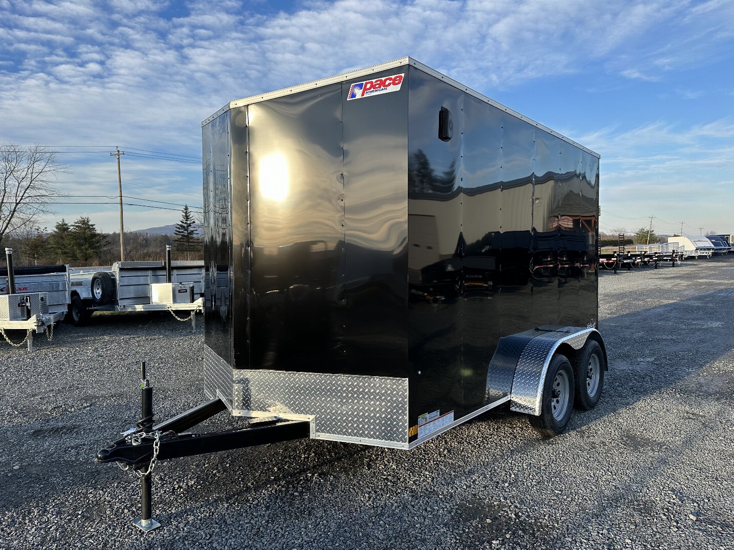New 2023 PACE AMERICAN 7 X 12 OUTBACK DLX Cargo / Enclosed Trailer ...