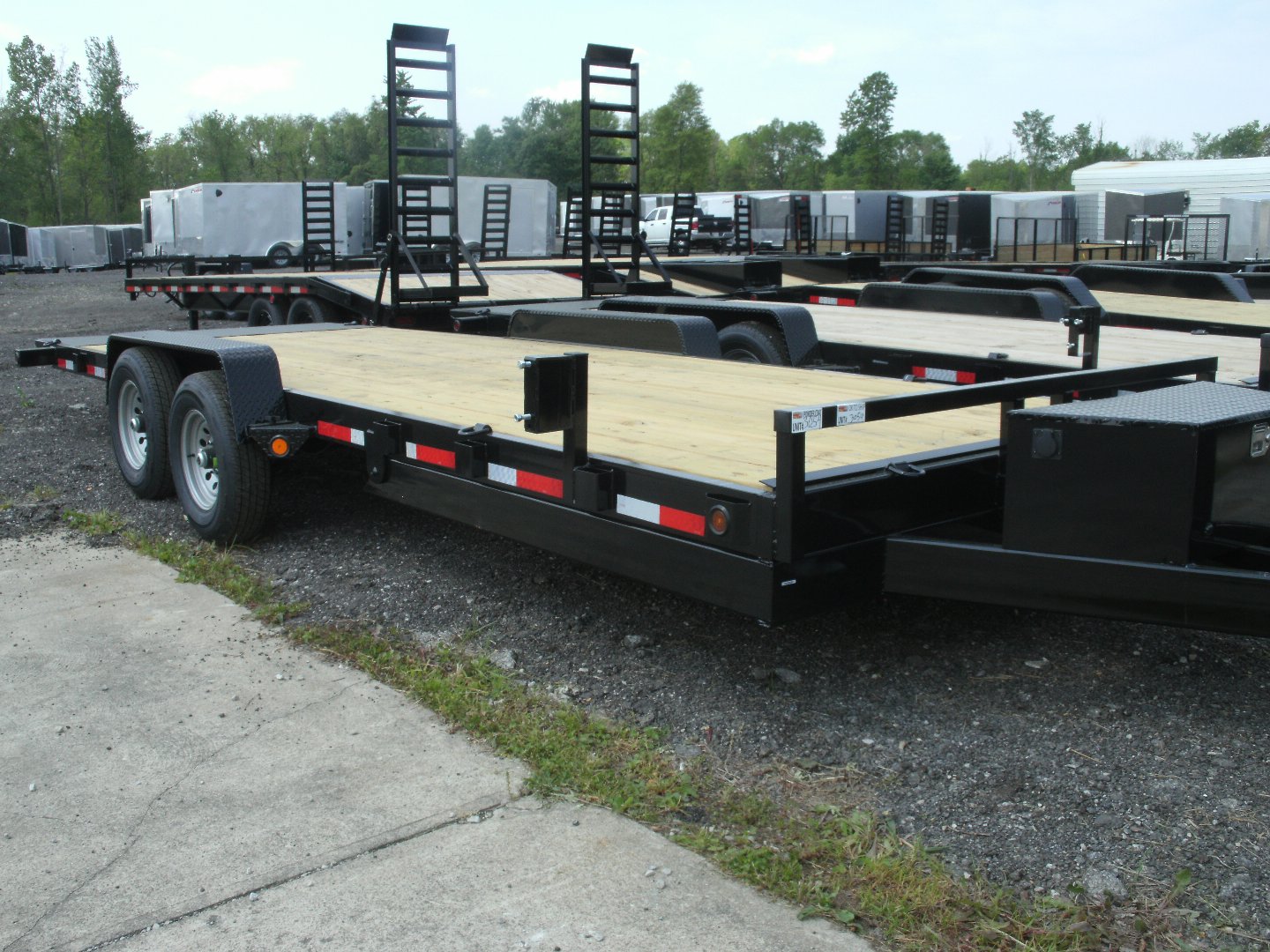 New 2026 Quality Steel and Aluminum 83 x 18 TILT 7K Tilt Trailer ...