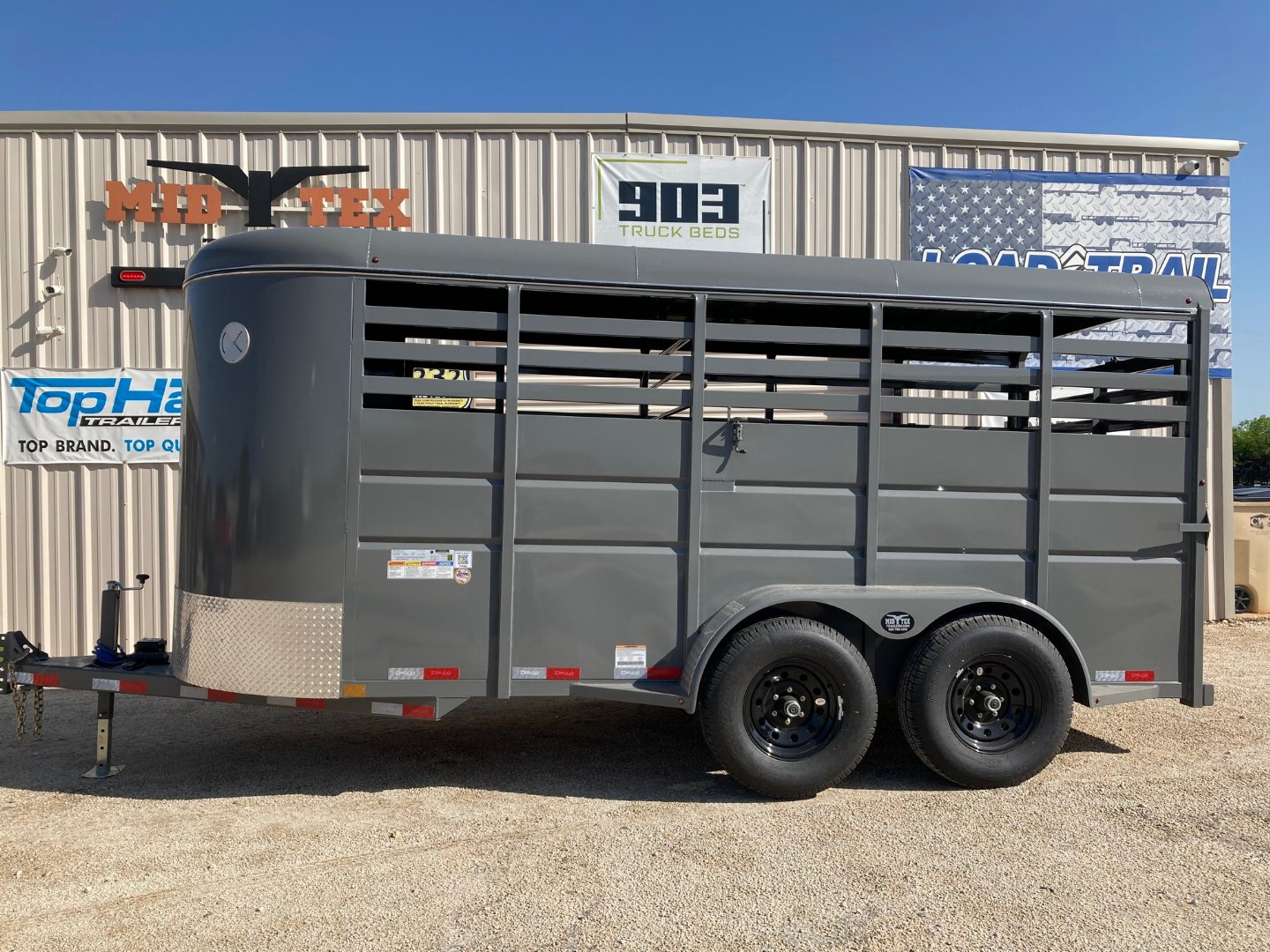 New 2025 Delco Stock Trailer Bumper Pull 6' X 16' | Abilene Texas