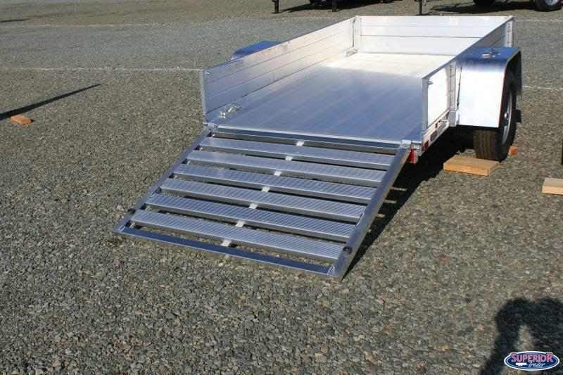New 2026 ALUMA 548 w/ 12" Solid Sides and Tailgate Utility Trailer ...