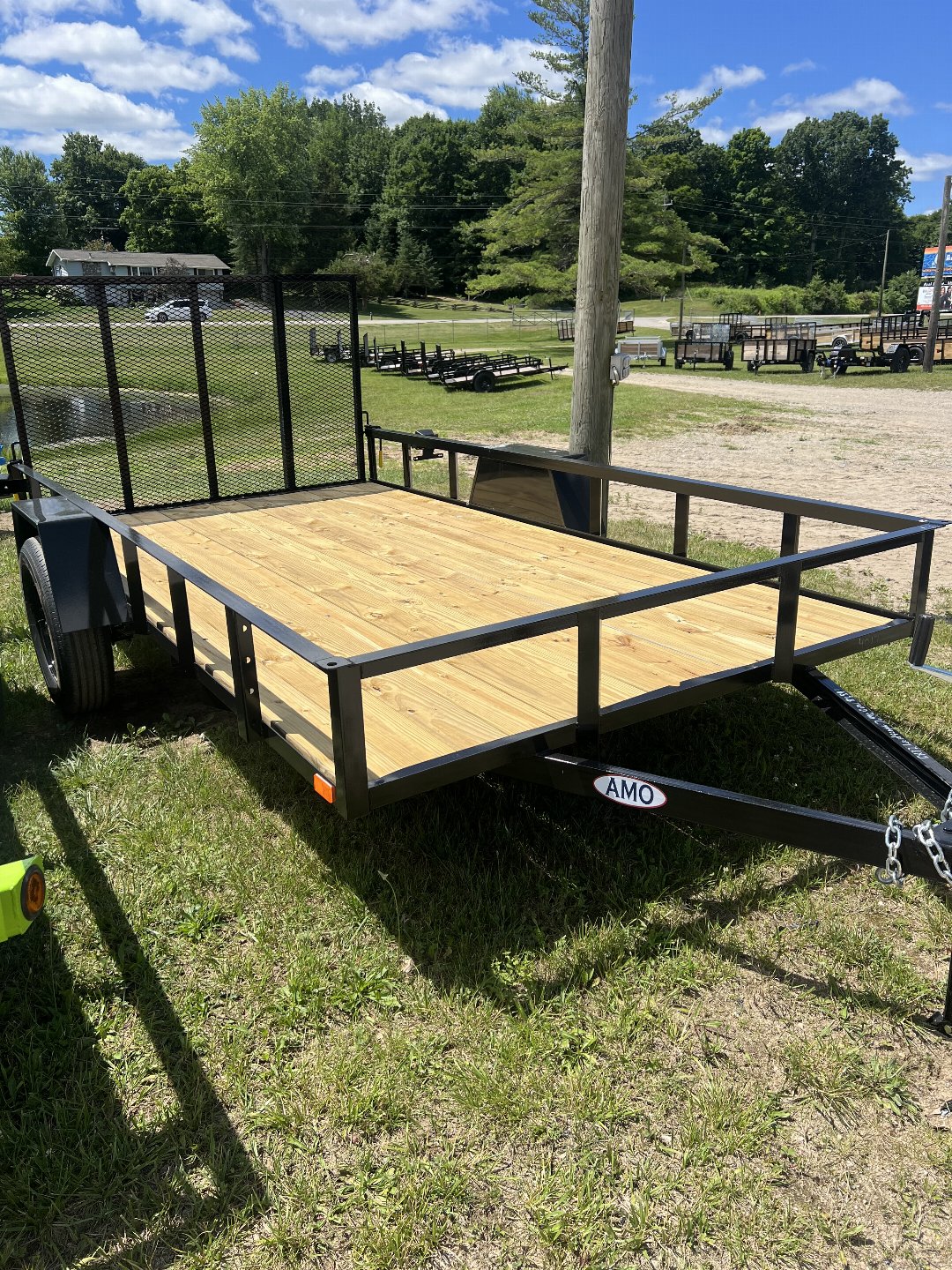 New 2025 AMO 6X10 Landscape Trailer | Edmore Michigan
