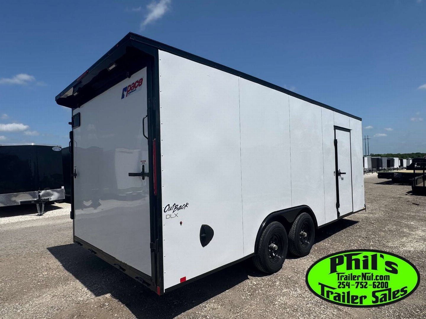New Pace American 8.5X20 Cargo / Enclosed Trailer REAR WING & SCREWLESS ...