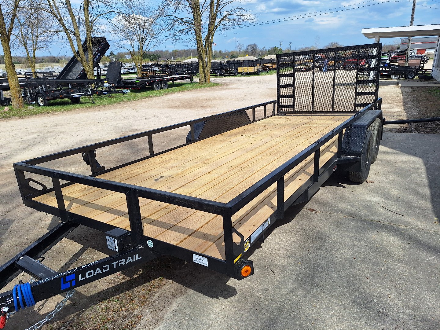 New 2025 Load Trail 83x18 Lowside Landscape Trailer | New Boston Michigan