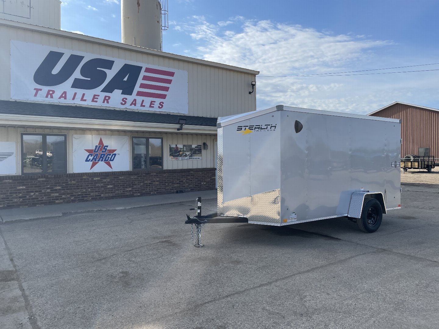 New 2025 Stealth Trailers Mustang 6x12 V-Nose Barn Door Cargo ...