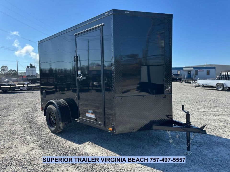 New 2025 ANVIL 6X10 Enclosed w/ Ramp, Black Out Package & Poly-Core ...