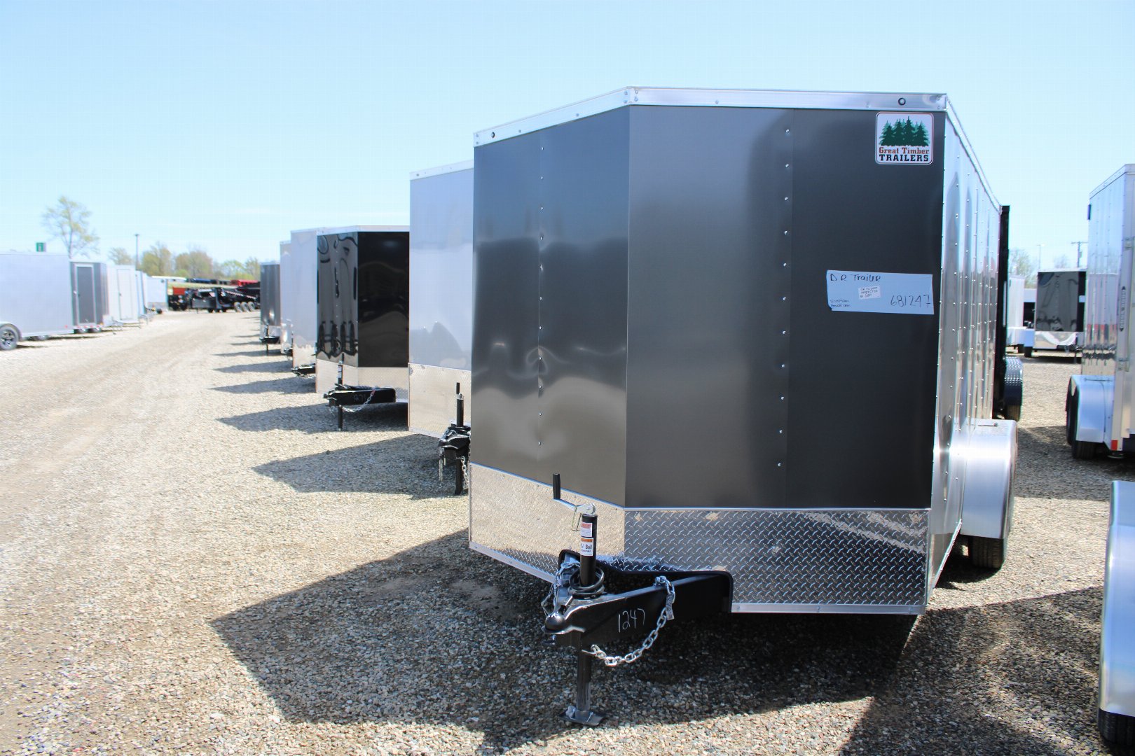 New 2025 RC Trailers 7'X'14FT R RGT ENCLOSED TRAILER 47716 Cargo ...