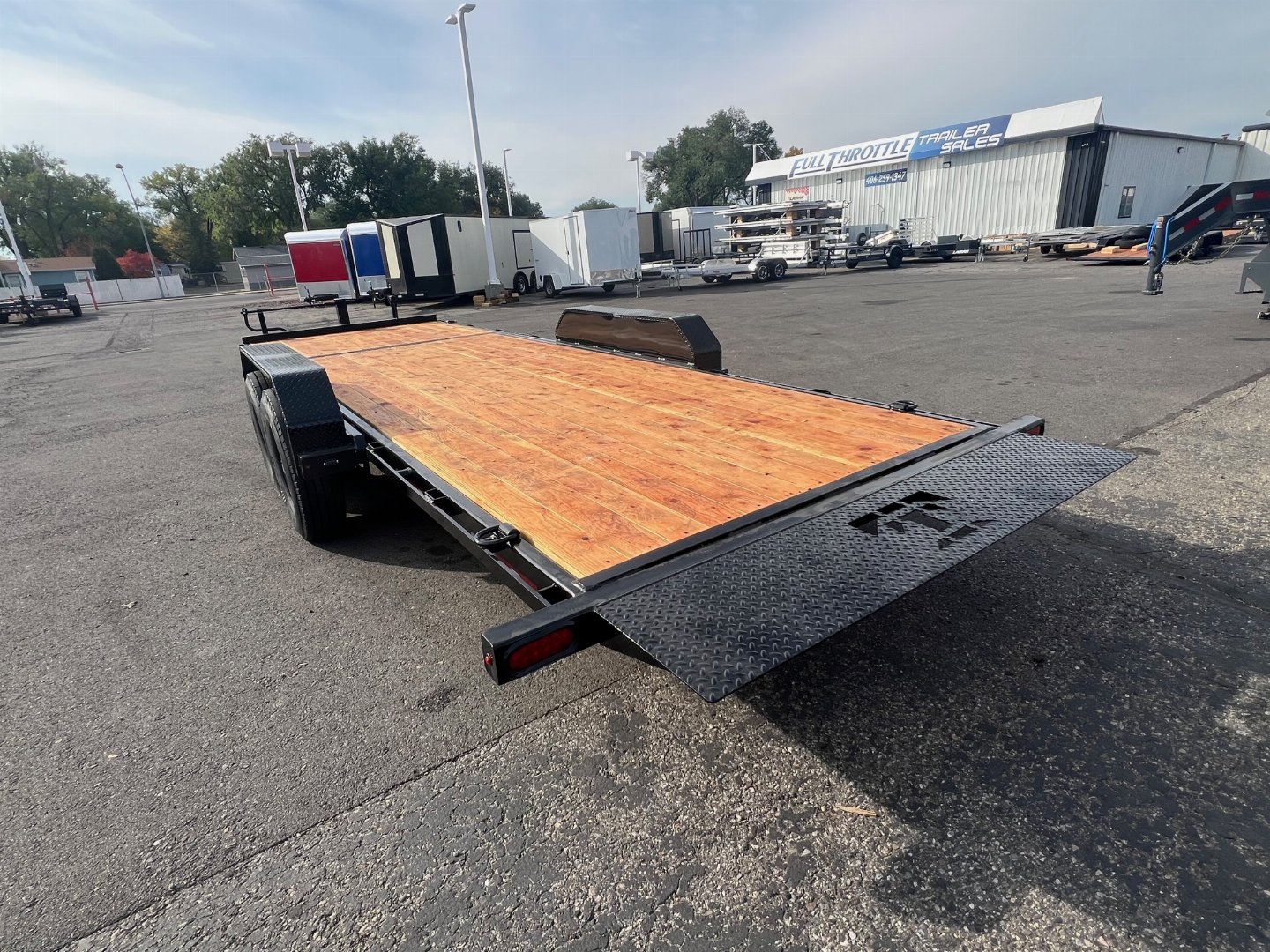 New 2025 Teton Trailer 83X22 TILT 16K Equipment Trailer | Billings Montana